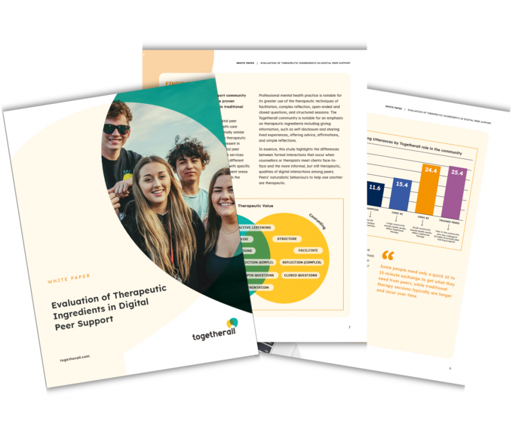 Togetherall White Paper | Evaluation of Therapeutic Ingredients in ...
